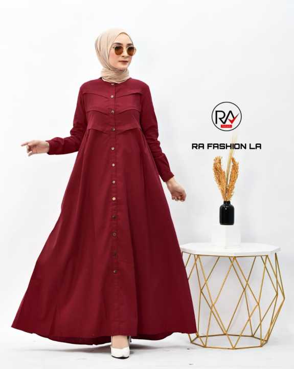 Ababil Store || GAMIS SYARI RA ORIGINAL LINEN PREMIUM QUALITY | Lazada Indonesia