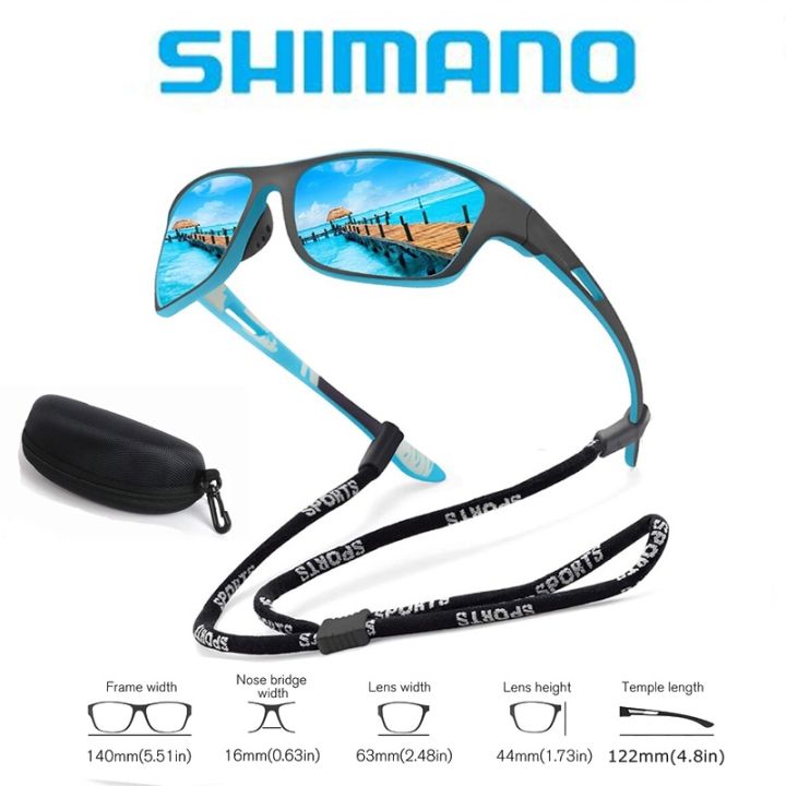 SHIMANO แว่นตากันแดดโพลาไรซ์ตกปลาผู้ชายขับรถ Shades ชายขี่จักรยานตั้ง ...