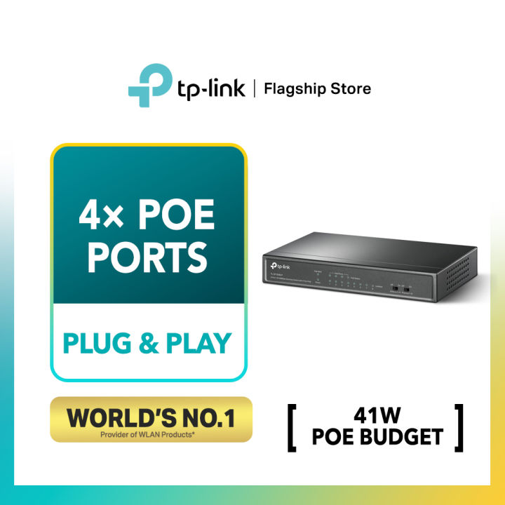 TP-LINK 8-Port With 4-Port PoE 10/100Mbps Desktop Switch TL-SF1008LP ...