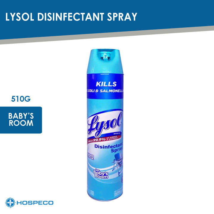 Lysol Disinfectant Spray Baby's Room 510 grams | Air Freshener ...