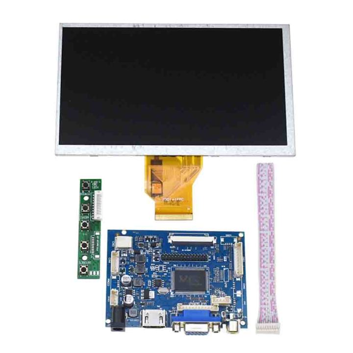 7 inch Raspberry Pi 3 TN LCD With HDMI VGA AV Screen Display Module ...