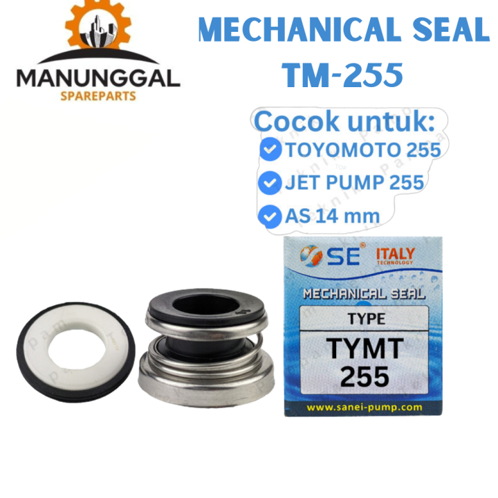 MECHANICAL SEAL TOYOMOTO TM-255 - SIL MEKANIK SPAREPART POMPA AIR / Sil Seal Pompa Air Sanyo ...