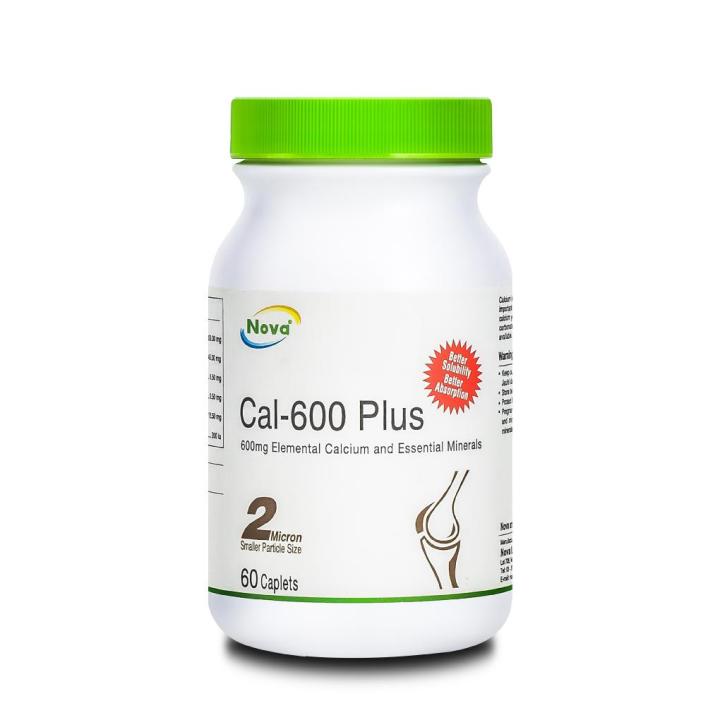 NOVA CAL-600 CAL 600 PLUS CAPLET 60'S | Lazada