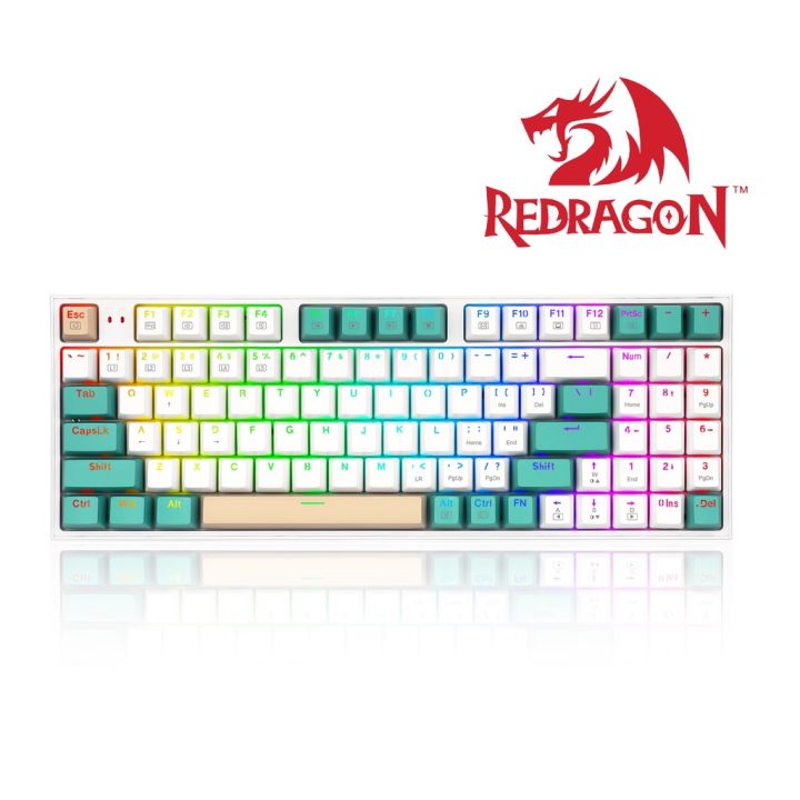 Redragon KITAVA Wired Mechanical Gaming Keyboard (Dust-Proof Red Switch ...