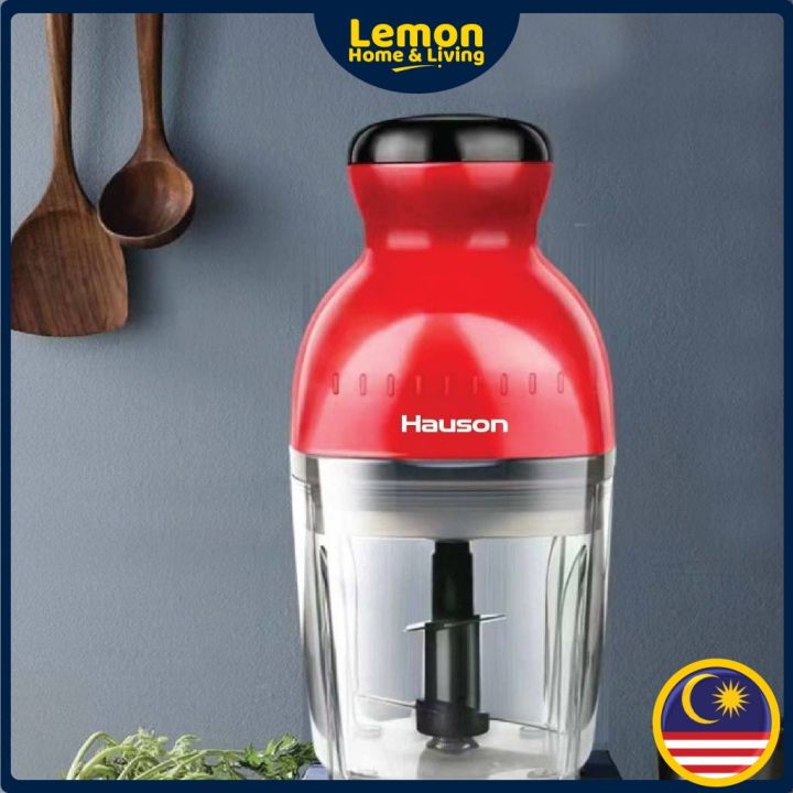 Lemon 🍋 HAUSON 2 IN 1 Mini Chopper Blender Electric Mixer Capsule ...