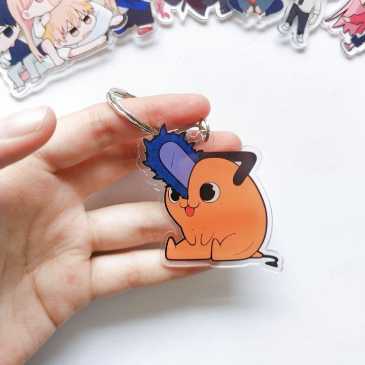 Keychain Akrilik Gantungan Kunci Akrilik Anime Chainsaw Man | Lazada ...