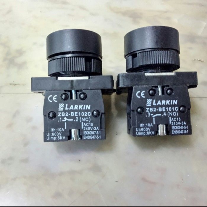 PUSH BUTTON LARKIN 22MM NO NC | Lazada Indonesia