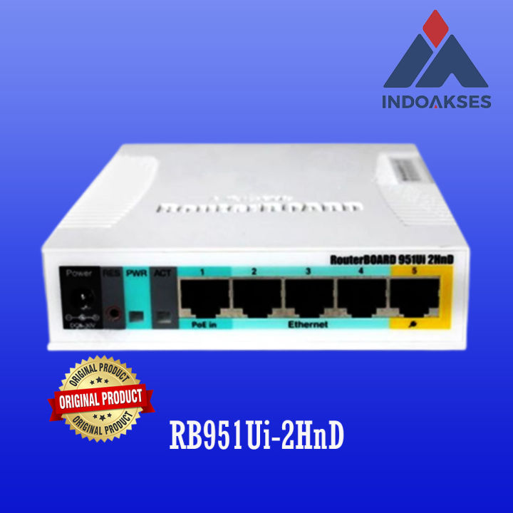 RouterBoard Wireless Mikrotik RB951Ui-2HND | Lazada Indonesia