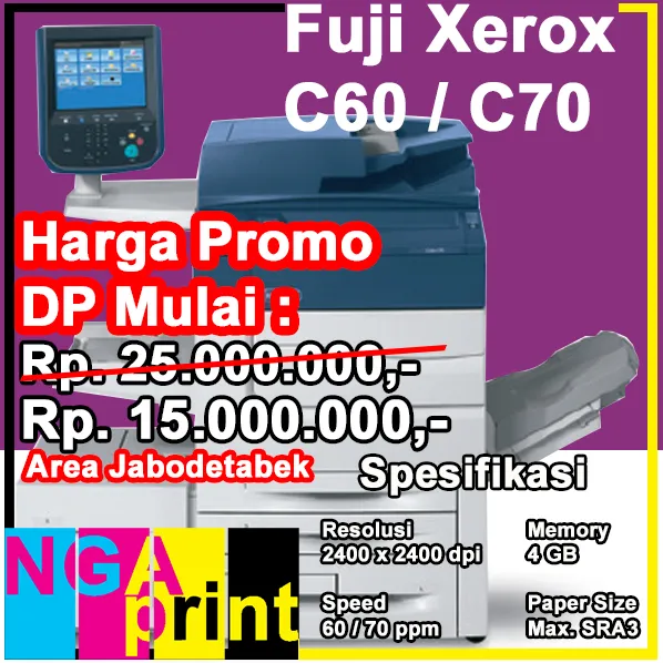 Promo Mesin Produksi Color Xerox C60 C70 | Lazada Indonesia