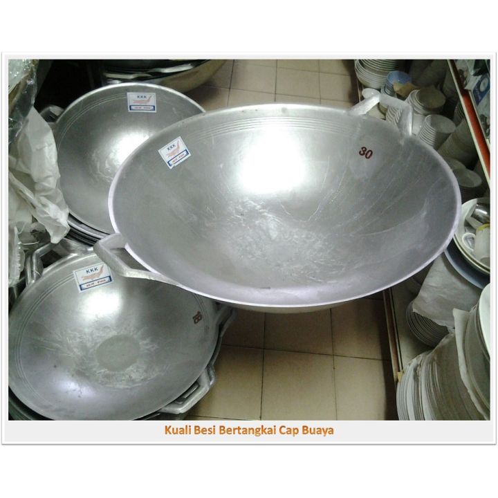 SIZE 24 26 28 30 KAWAH KUALI KENDURI CAP BUAYA KKK ORI THAILAND TEBAL ...