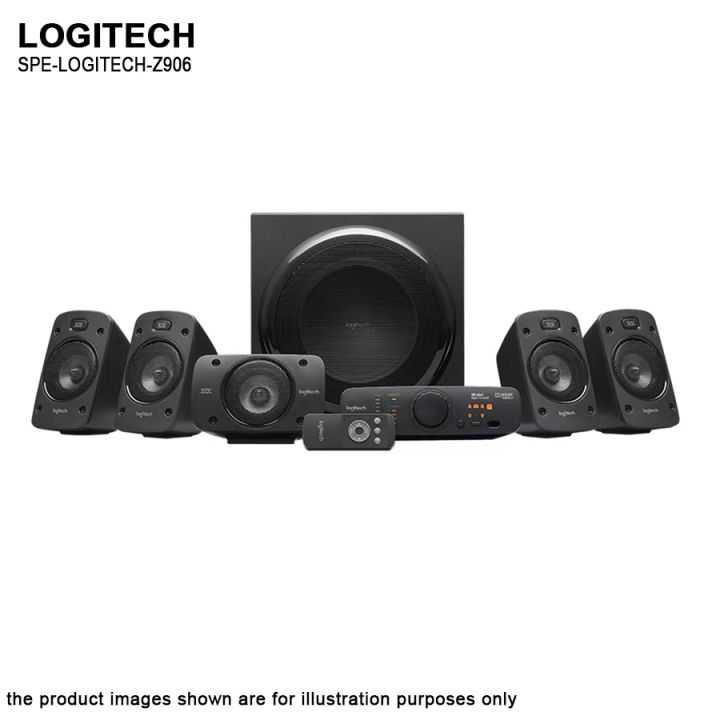 Logitech Z906 (980-000468) 5.1 Surround Sound Speaker 1000 Watts Of Powerful Sound | Lazada
