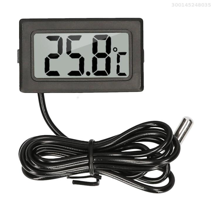 Digital Aquarium Thermometer LCD Fish Tank Temperature Meter Gauge with ...