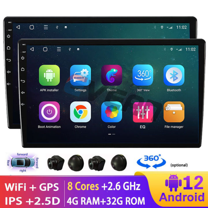 [4G+32G 360° Panoramic] 9''/10''inch Android Car Radio Stereo Bluetooth ...