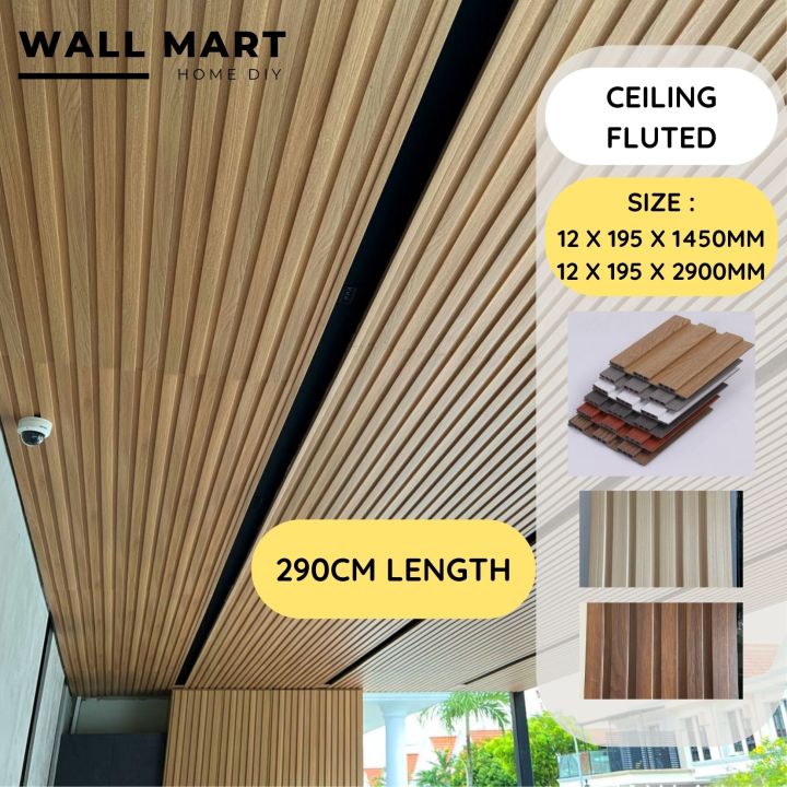 【Ready Stock】Ceiling Fluted Panel 2.9 feet fluted home decoration ...