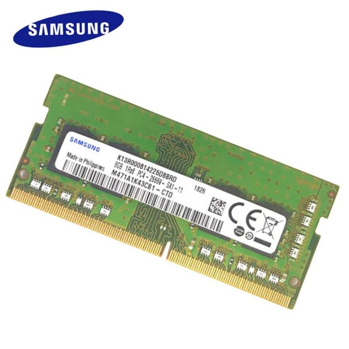 8GB RAM DDR4 PC4-2666V-Laptop-Notebook-M471A1K43CB1-CTD for Laptop ...
