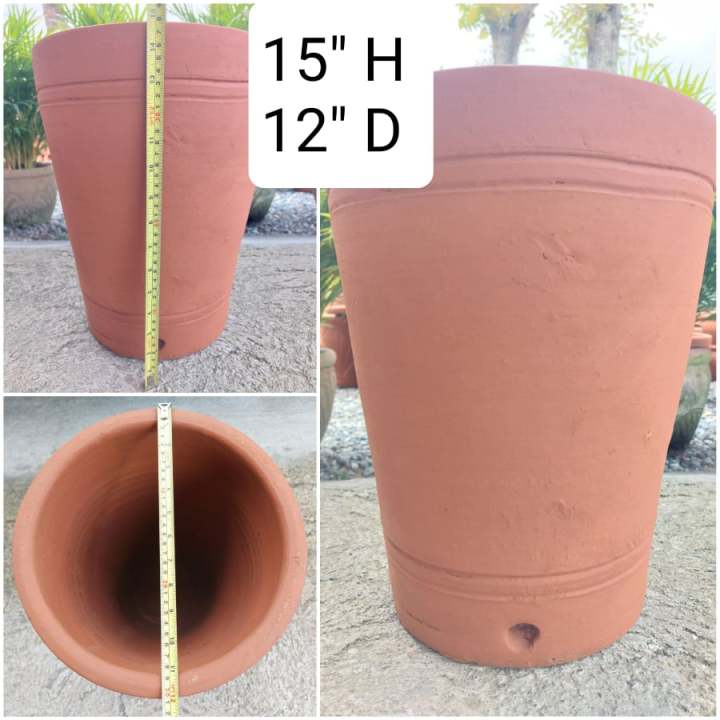 Clay Pot / Large / Big Clay Pots / Long Pot / Tall Pot / Terracotta Pot ...