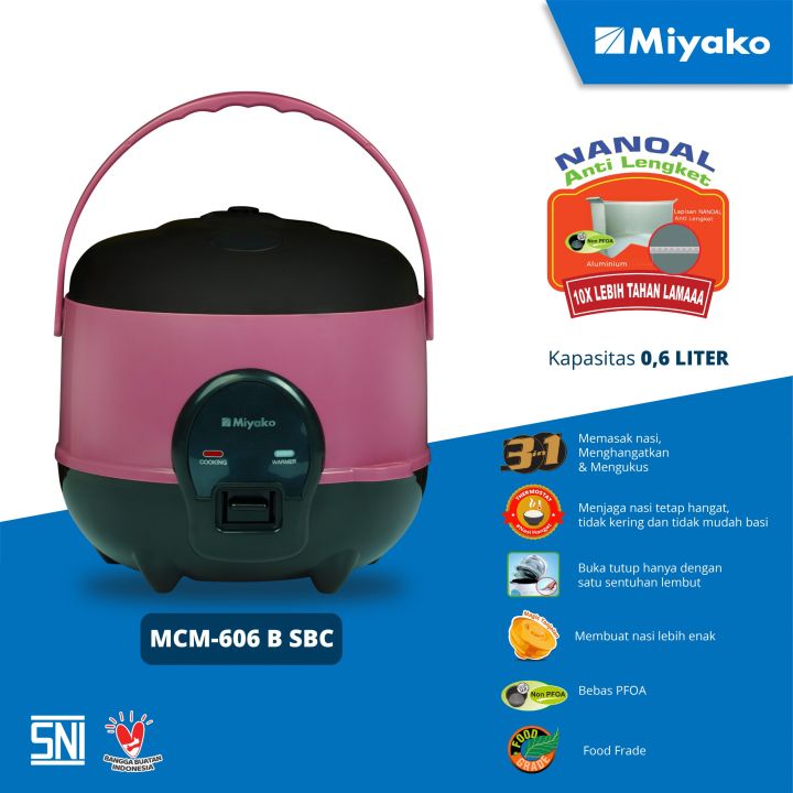 Miyako Magic Warmer Plus MCM-606 B SBC | Lazada Indonesia