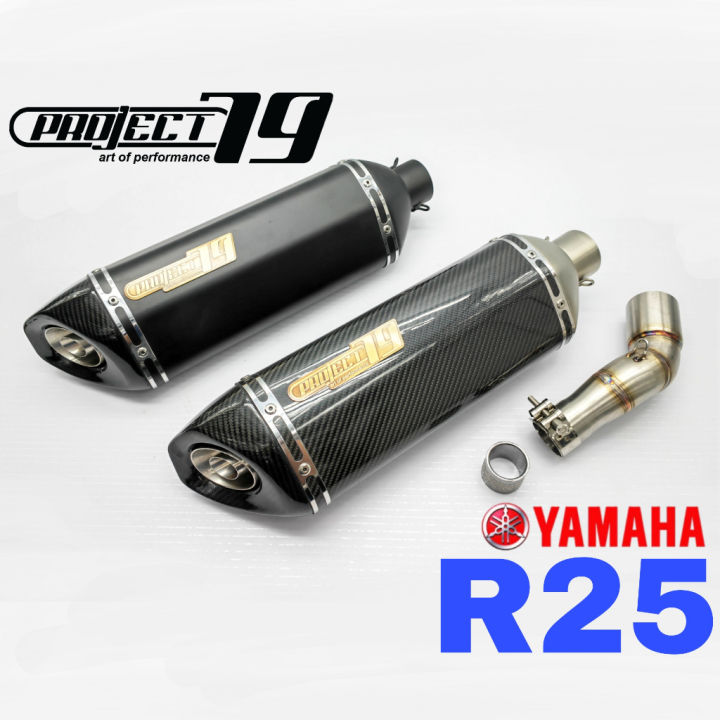 Project79 Exhaust YAMAHA R25 MT25 Slip On Piping Stainless Steel ...