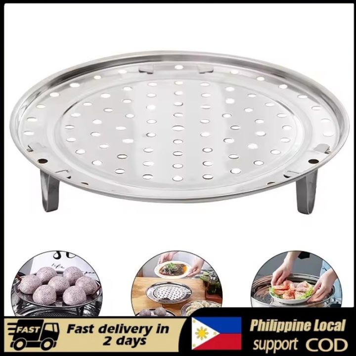 Three Legged Cooking Tool Stainless Steel Steamer Shelf Steaming Stand ...