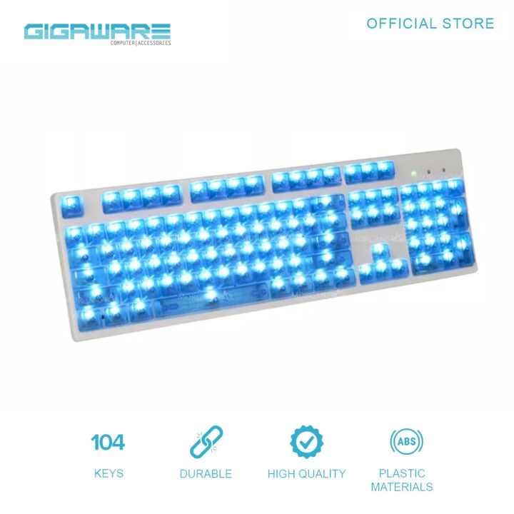 104 Key Transparent Light Transmitting ABS Keycaps for Mechanical ...