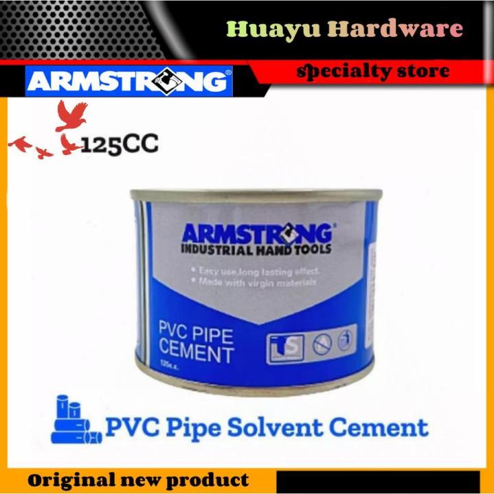 Armstrong Solvent Cement PVC Pipe Cement 125cc | Lazada PH