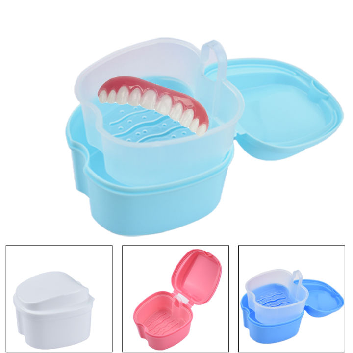 Dental Denture Box Retainer Braces Storage Box Invisible Teeth Denture ...