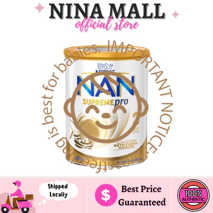 NAN Supreme Pro 2 Baby milk formula 2 – 800g | Lazada Singapore