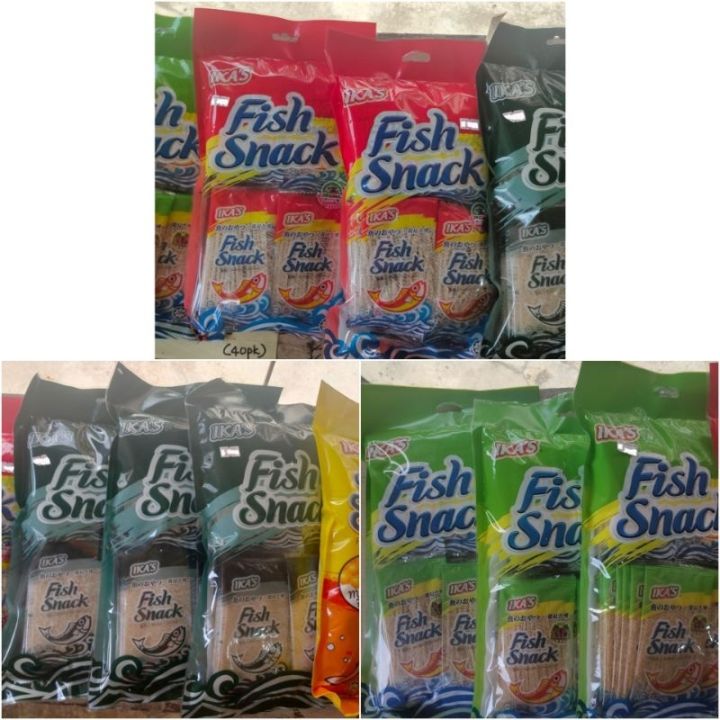 IKA'S Fish Snack 40pkt in 1pack - Chen Hing | Lazada