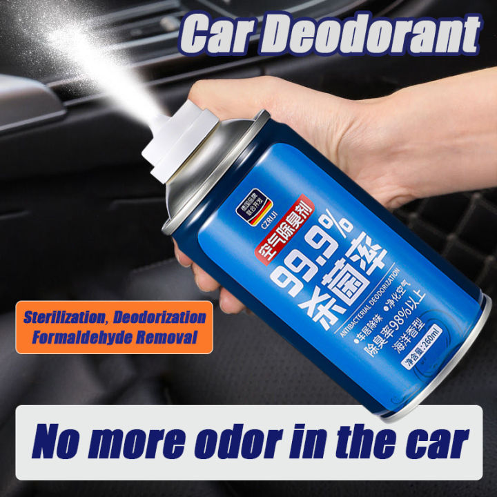 Car Deodorizer Freshener One-button Deodorant Car Air Freshener Spray ...