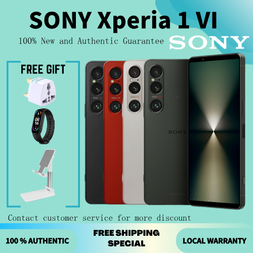 Sony Xperia 1 VI 5G - New Snapdragon 8 Gen 3 Smartphone, 256GB/512GB ...