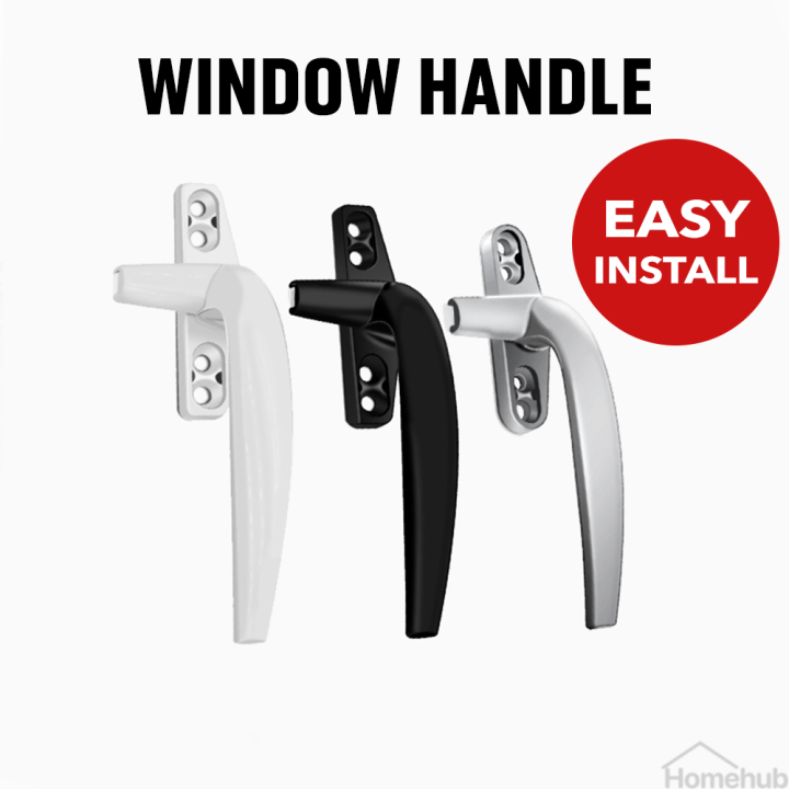 Homehub Window Handle Replacement HDB BTO Casement Lever Handles Lock ...