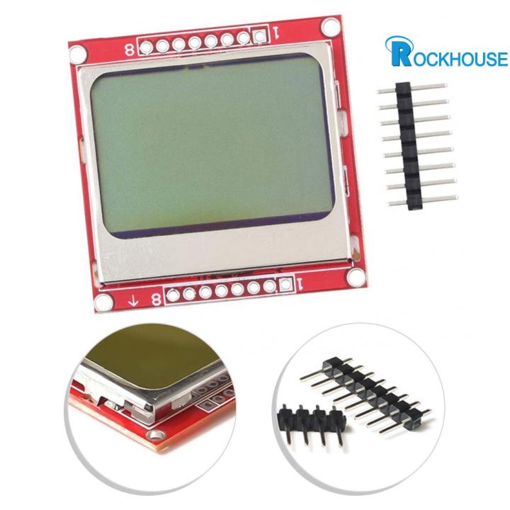 【Rockhouse】 Low Power 84x48 Pixel LCD Display with White Backlight for ...