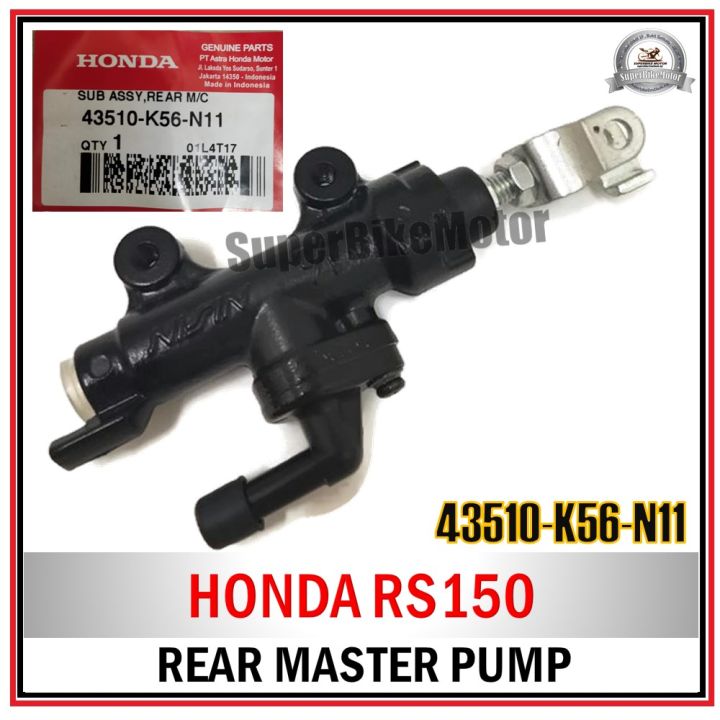 HONDA RS150 - 100% Original REAR Master Pump / Cylinder Sub Assy RR ...