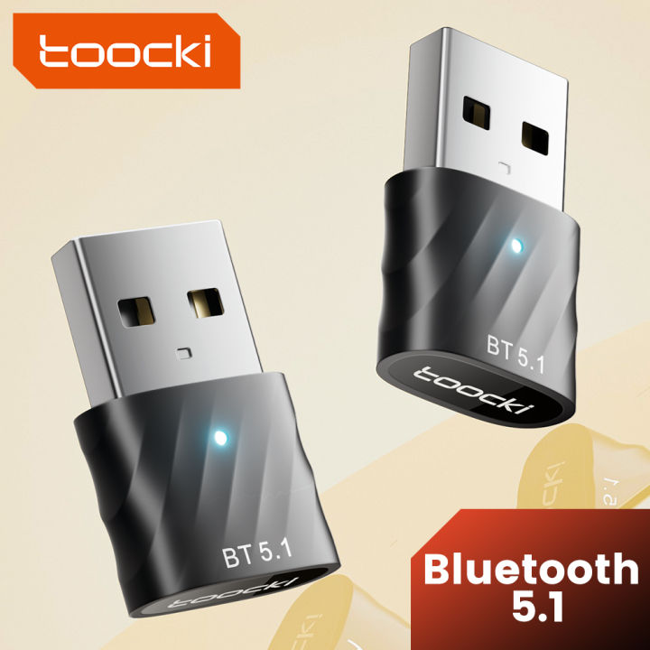 Toocki Bộ chuyển Bluetooth USB Bluetooth 5.1/5.3 không dây BT Receiver Transmitter adaptador cho ...