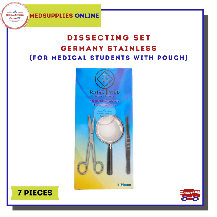 Dissecting Set 7 Instr. Germany Stainless for Medical Students with ...