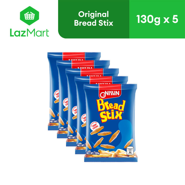 Nissin Bread Stix Family Pack 130g - Pack of 5 | Lazada PH