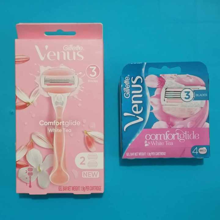 Gillette Venus Comfort Glide White Tea / Sensitive Disposable Razor or ...