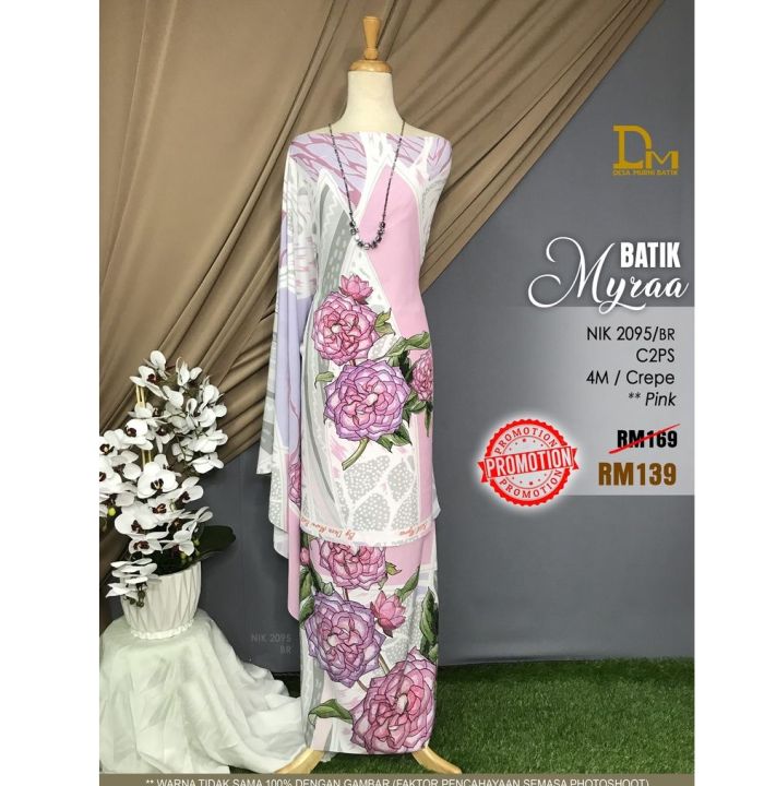 BATIK MYRAA - KAIN PASANG CREPE by DESA MURNI BATIK -READY STOCK ...