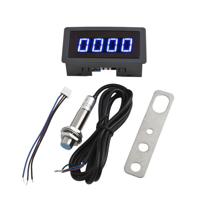 【VALUESP】 LED Display RPM Tachometer AC110230V with Hall Sensor for ...
