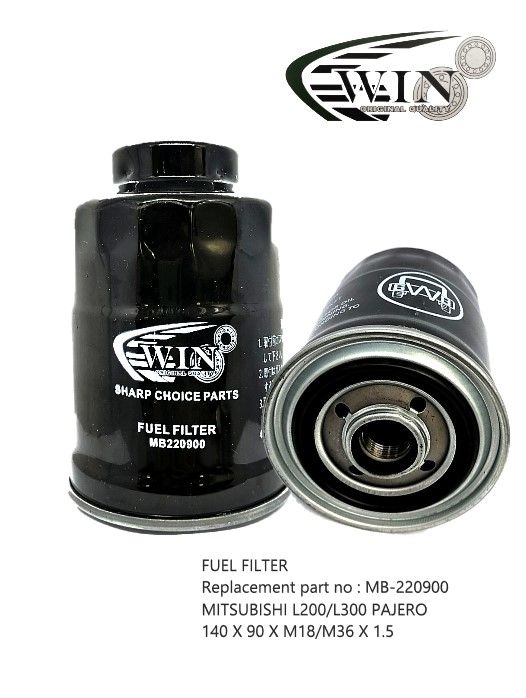 FUEL FILTER ( MB-220900 ) MITSUBISHI L200/L300/PAJERO/ADVENTURE DIESEL ...