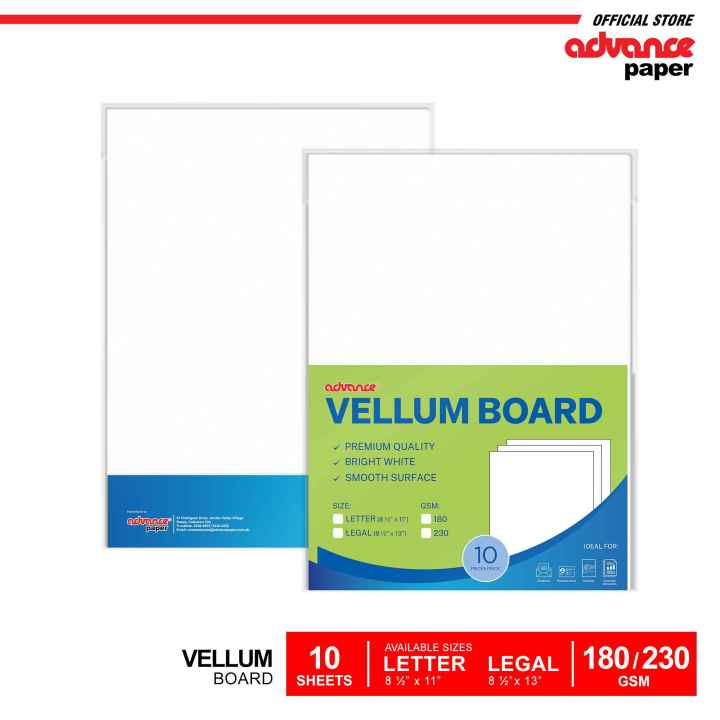 Advance Vellum Board 10pcs | Lazada PH