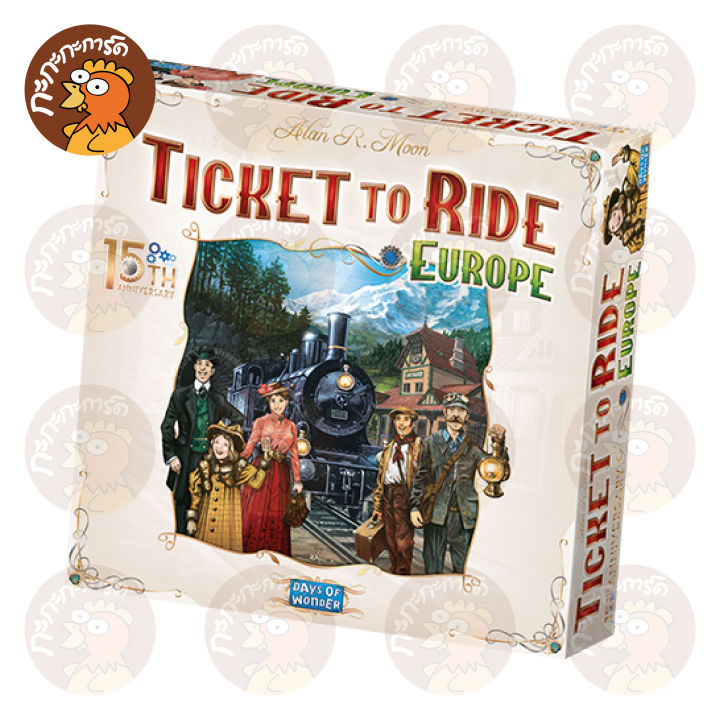 Ticket to Ride Europe 15th Anniversary (EN) Board Game บอร์ดเกม ภาษา ...