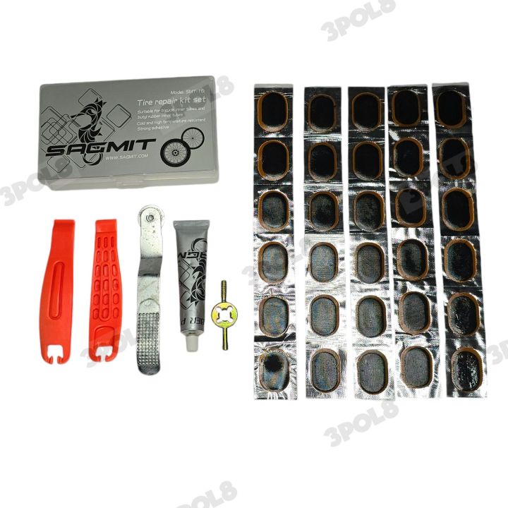 Tire Repair Patch Kit Set MTB Sagmit SMT10 Bike | Lazada PH