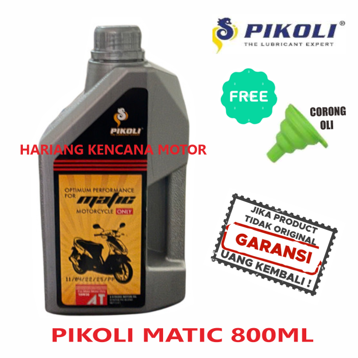 Oli Motor Pikoli Matik Synthetic Blend 800ml Motor Scooter Matic ...