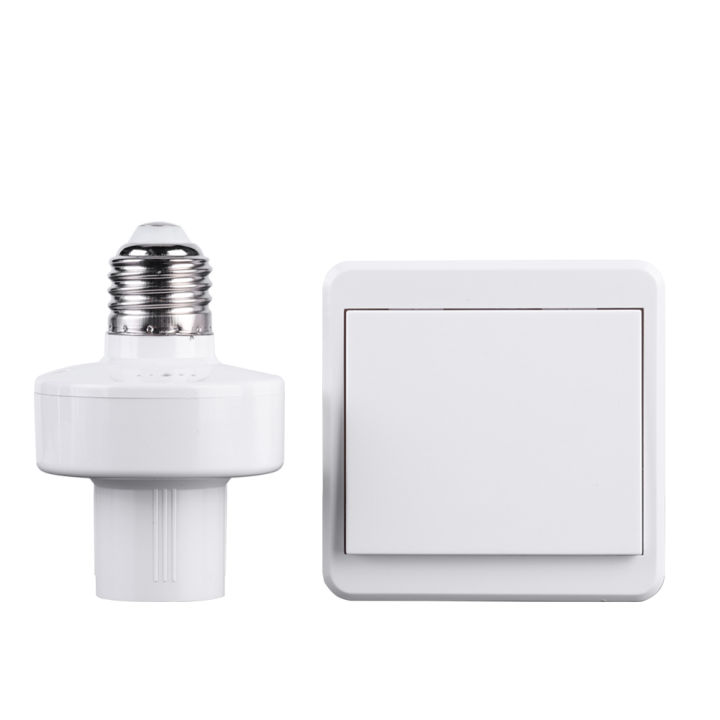 E27 Wireless Remote Control Light Lamp Holder Switch Socket Device for ...