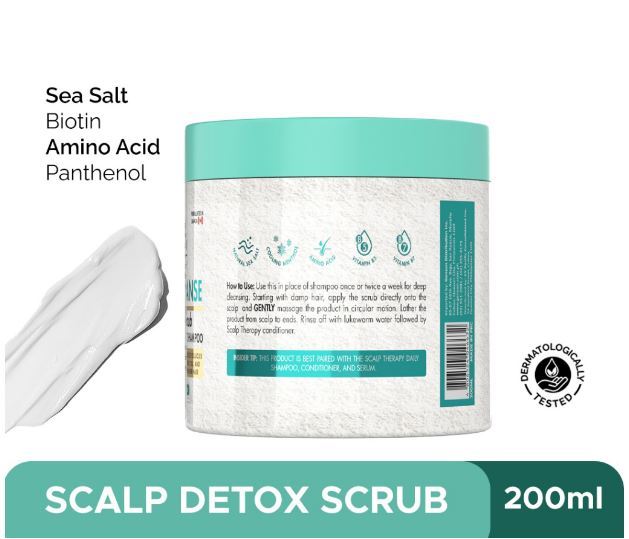 Luxe Organix Scalp Cleanse Hair Detox Scrub Clarifying Treatment ...