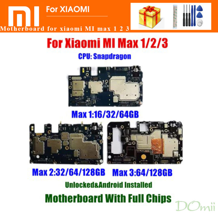 Xiaomi MI Max 1 Max 2 Max 3 Motherboard Original Clean Replaced ...