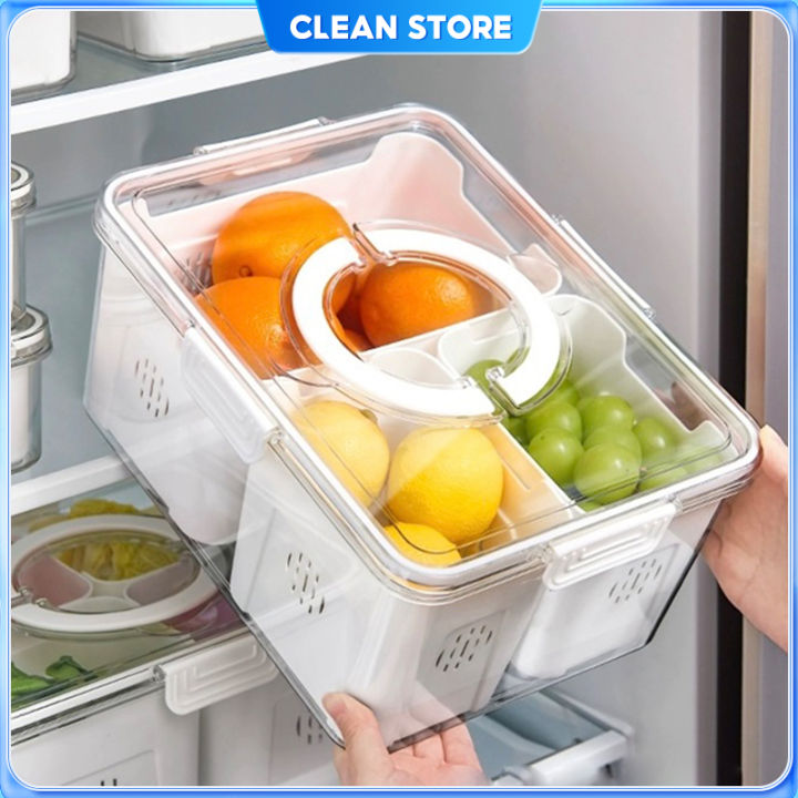 Refrigerator Keep fresh Multi-Purpose Refrigerator Organizer Food ...