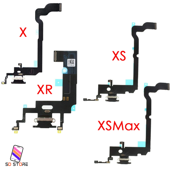 แพรชาร์จ พร้อมไมค์ Charging port iPhone X XR XS XSmax | Lazada.co.th