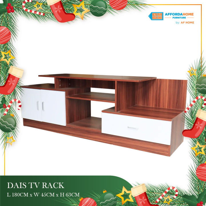 Dais TV Rack PVC Laminated Living Room Rest Room Gaming Room Bed Room ...